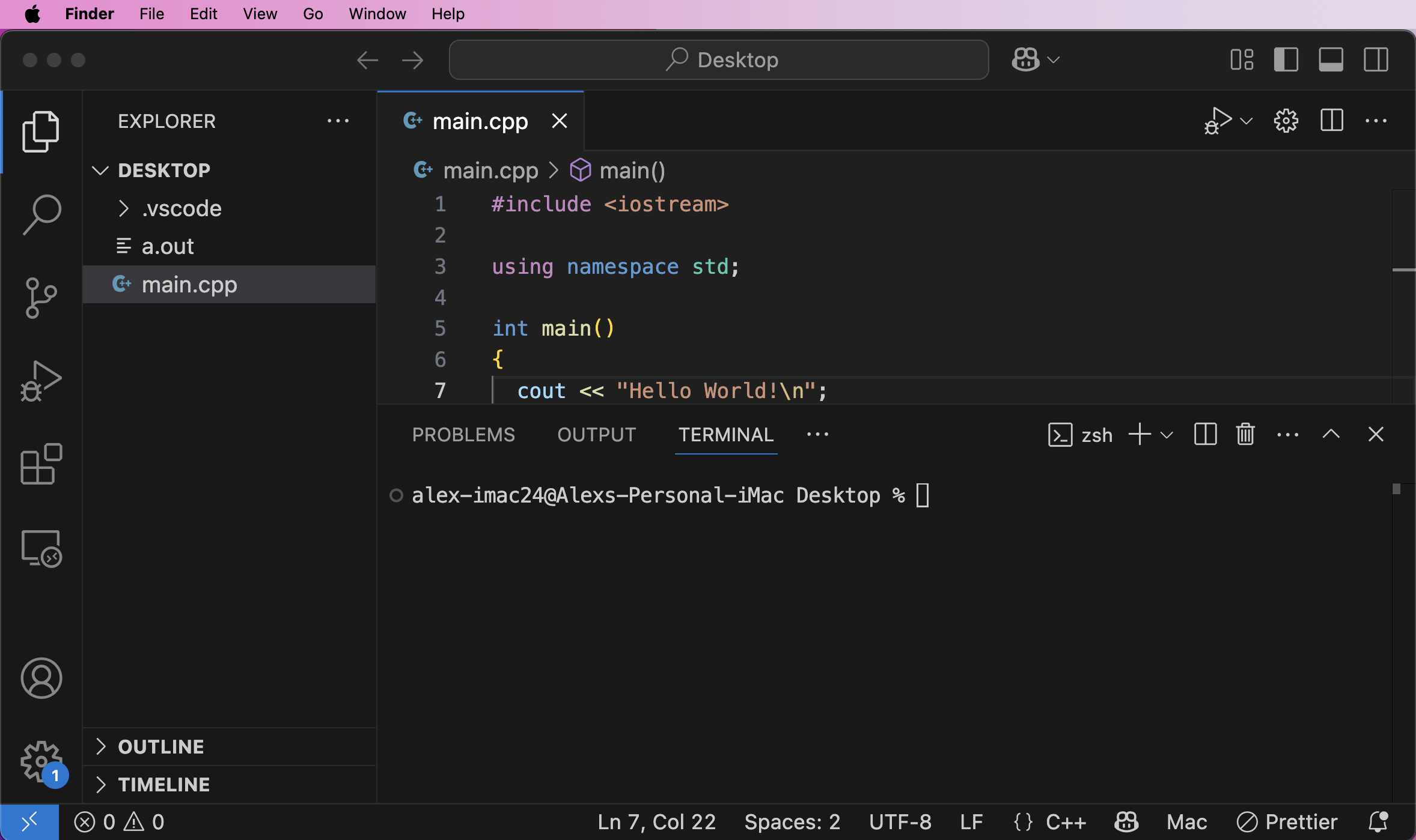Setting up a C++ Programming Environment